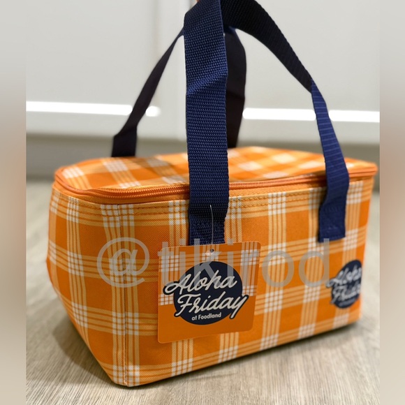 Foodland | Bags | Foodland Aloha Friday Palaka Mini Tote Cooler Bag ...